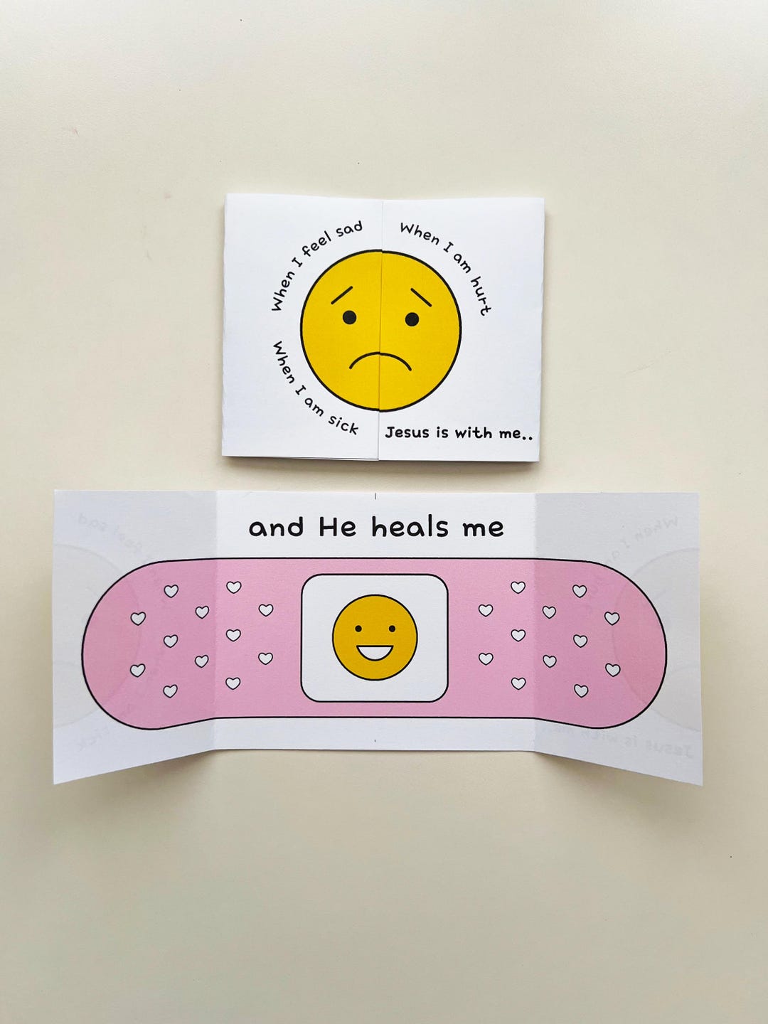 Printable Bandage Flip Craft | Jesus Heals Me Bible Lesson Activity ...