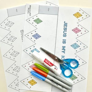 Jesus is My King Crown: Printable Sunday School Craft (PDF Download - Etsy