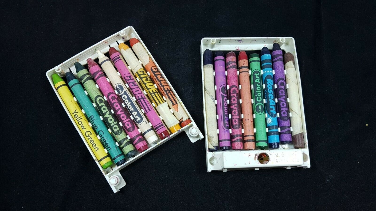 Vintage G.I. Joe Crayons in Plastic Box With Sharpener 1989 | Etsy