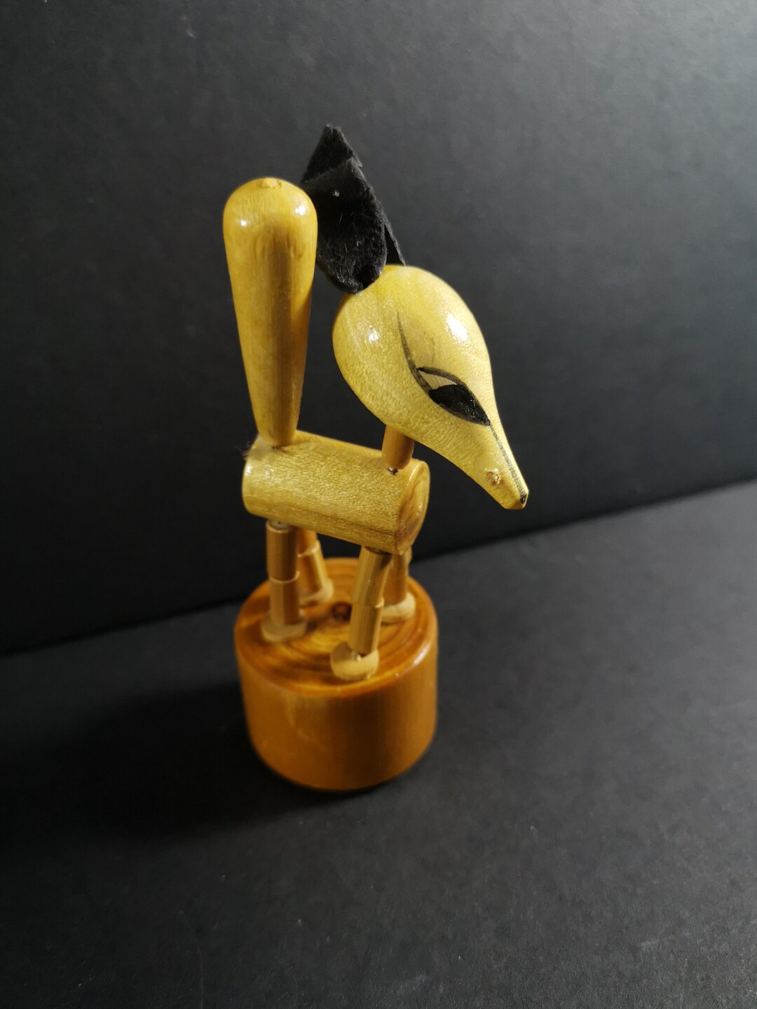 Vintage Wooden Fox Fainting Collapsing Toy Animal - Etsy