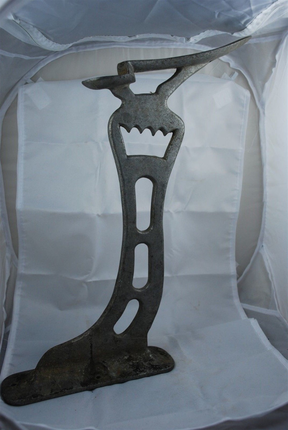 Vintage Silver Metal Cobbler Shop Form Last Mold Stand Anvil - Etsy