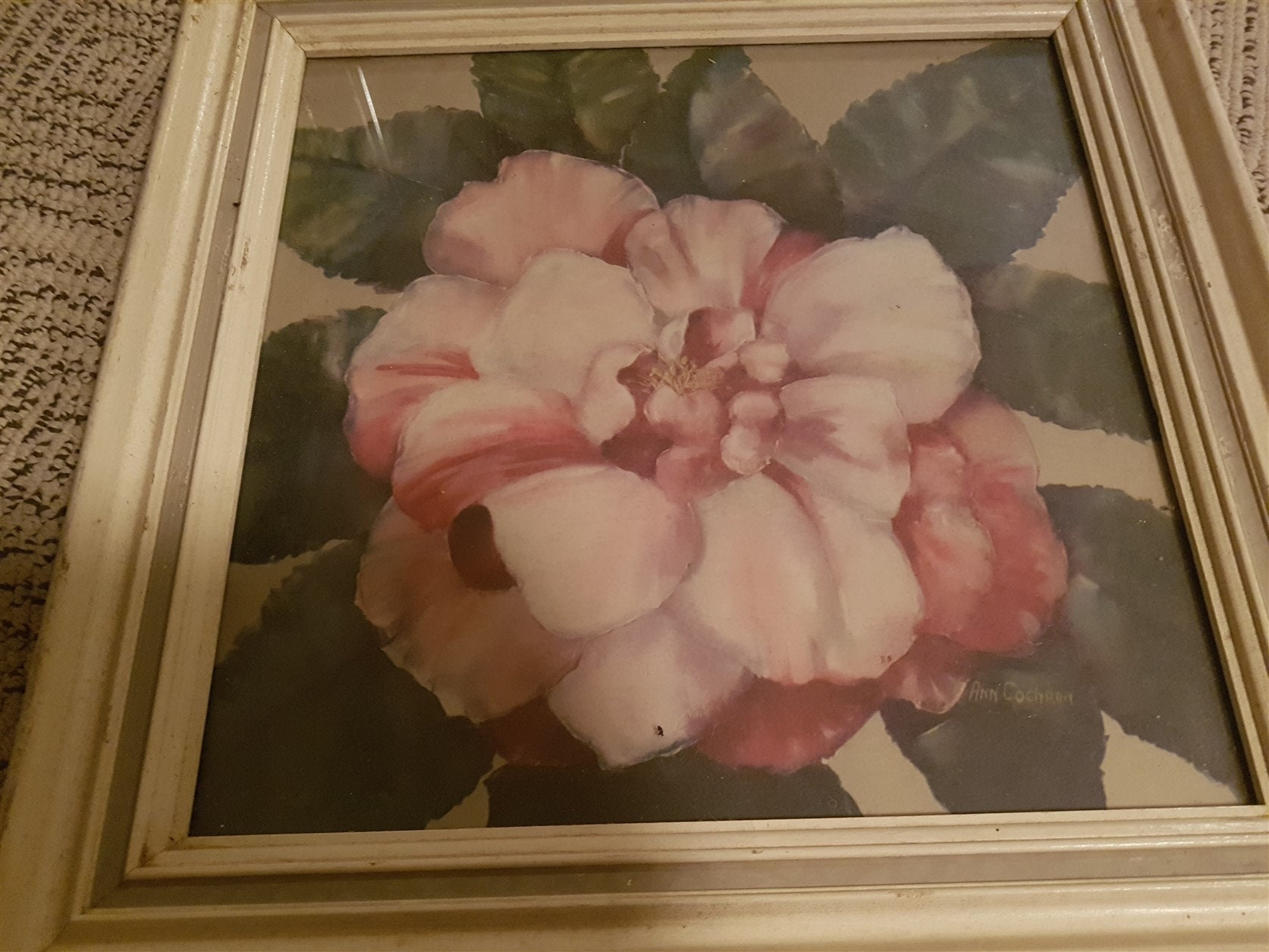 Vintage Flower Watercolor Painting Print by Ann Cochran | Etsy