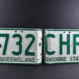 Vintage Queensland License Plate CD Case: Australian Souvenir - Etsy