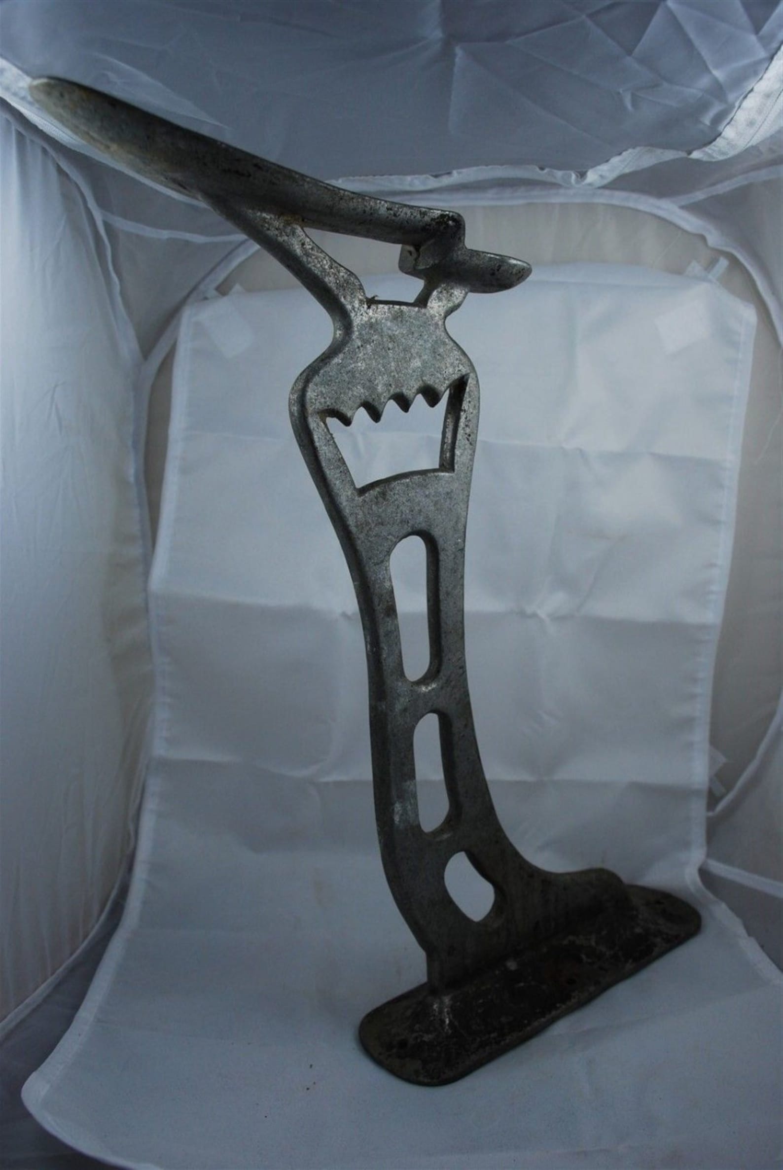 Vintage Silver Metal Cobbler Shop Form Last Mold Stand Anvil - Etsy