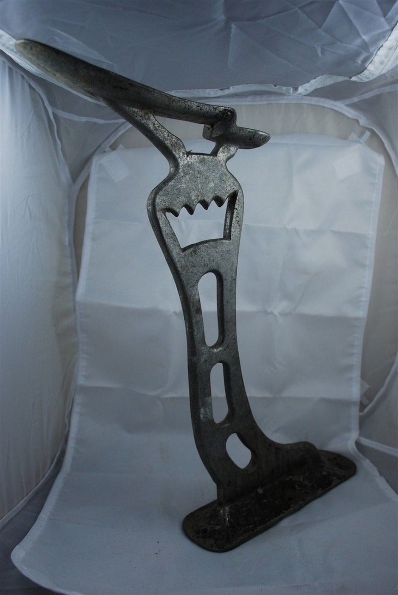 Vintage Silver Metal Cobbler Shop Form Last Mold Stand Anvil - Etsy