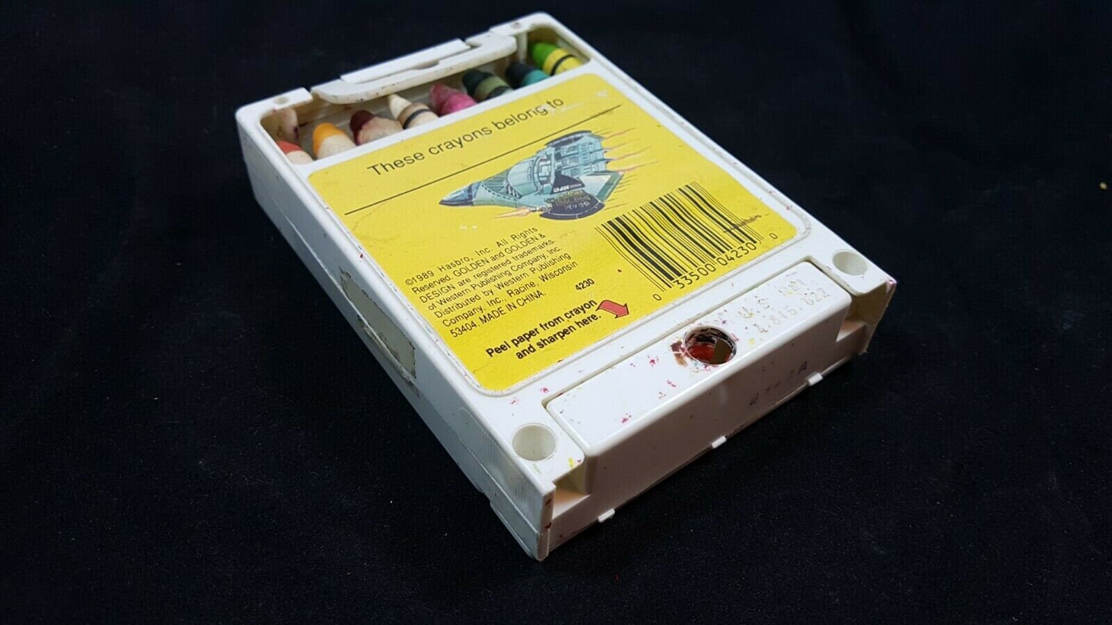 Vintage G.I. Joe Crayons in Plastic Box With Sharpener 1989 | Etsy