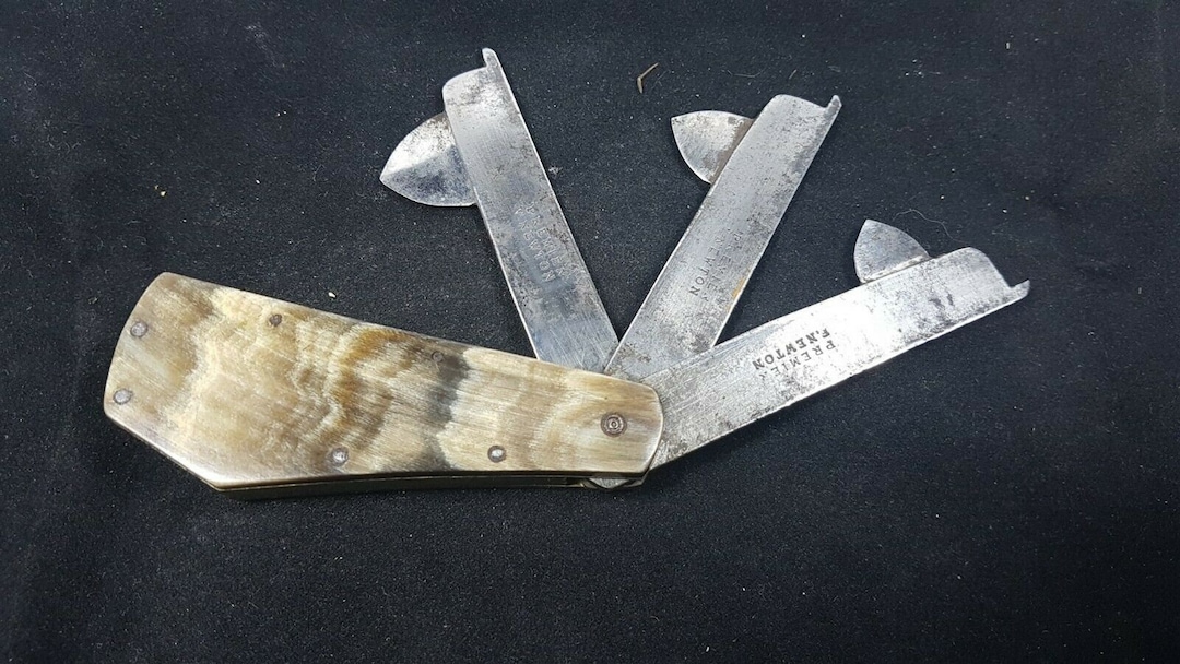 Antique Blood Letting Knife Tool Deer Horn and Cast Steel Premier ...