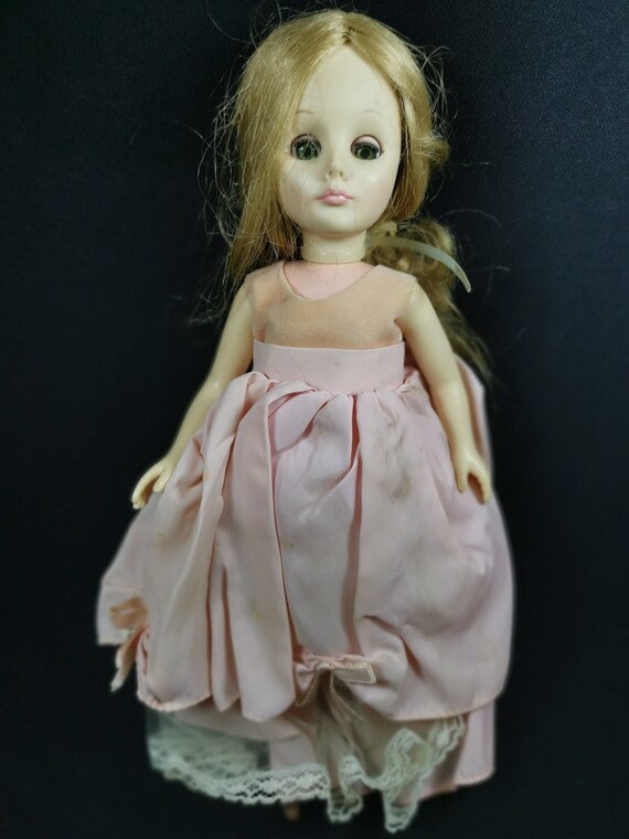 Vintage Effanbee Girl Doll in Original Pink Dress Signed 1975 - Etsy