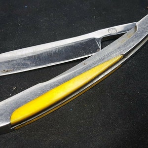 Vintage Straight Razor Shaving Whitetail Cutlery White Tail USA Cow ...