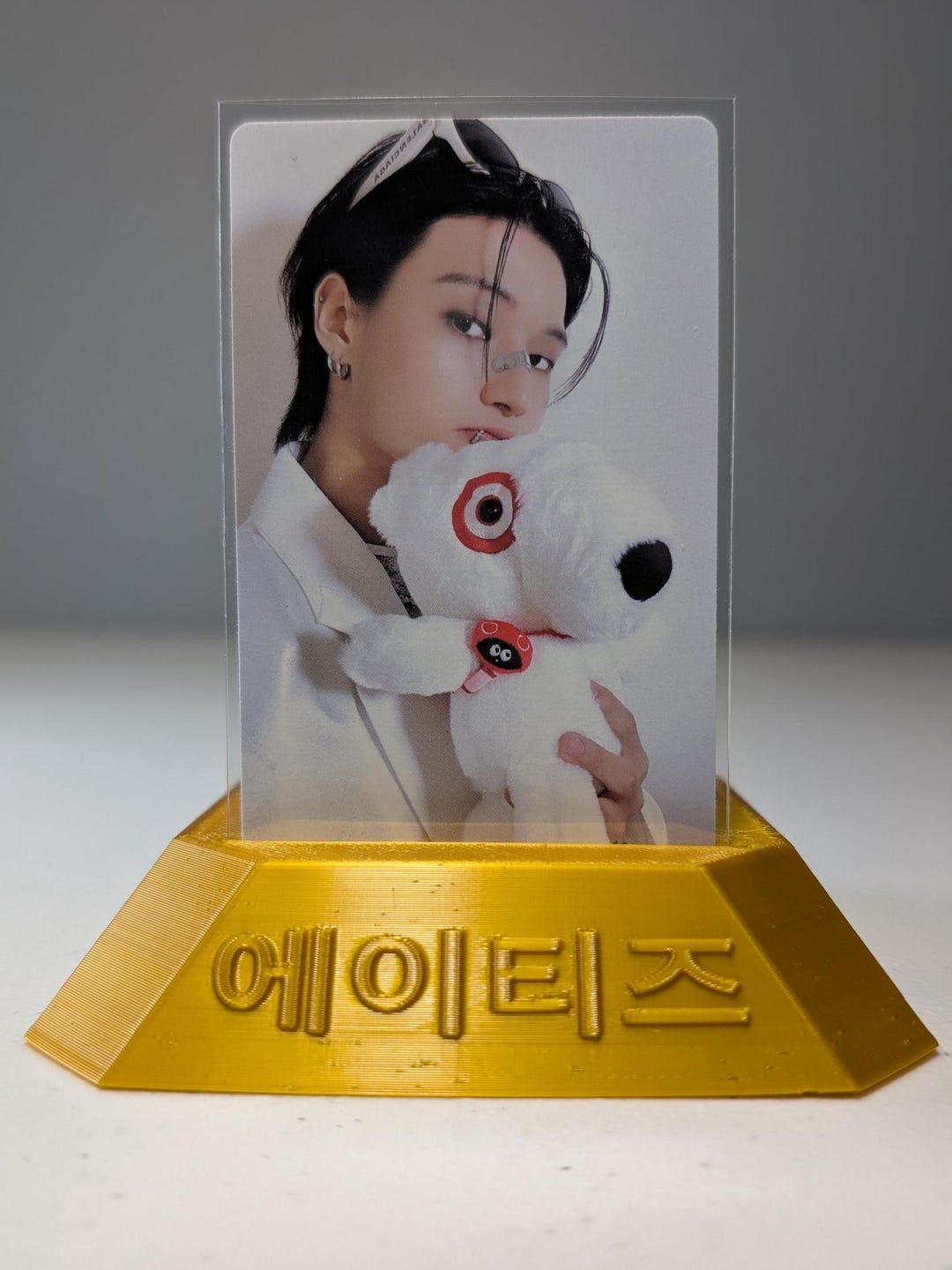 KPOP Ateez Light Stick Stand Korean Hangul | Lightstick Holder | Light ...