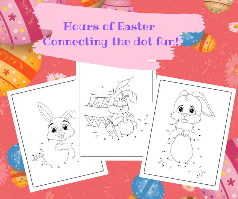 Easter Dot to Dot Busy Book, Printable – Fun Preschool/home Schooling ...
