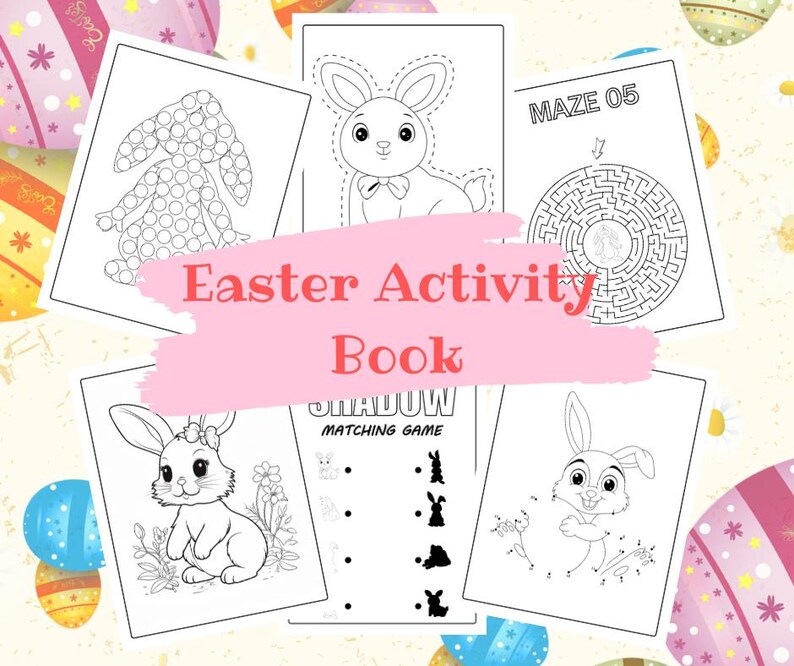 Easter Busy Book Printable | Fun Preschool and Kindergarten Activity ...