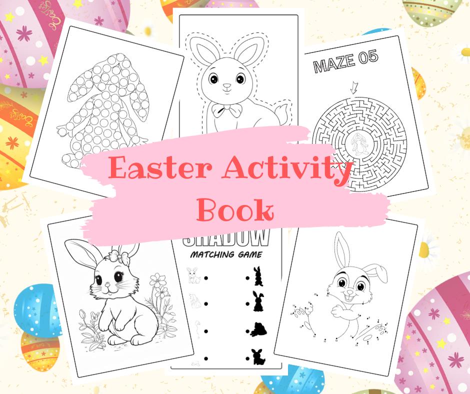 Easter Busy Book Printable: Preschool Activity Workbook (digital ...