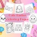 Easter Coloring Book, Printable – Fun Preschool Activity Book With Easy ...