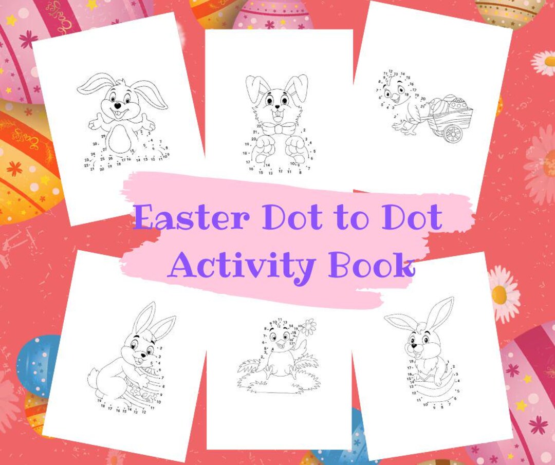 Easter Dot to Dot Busy Book, Printable – Fun Preschool/home Schooling ...