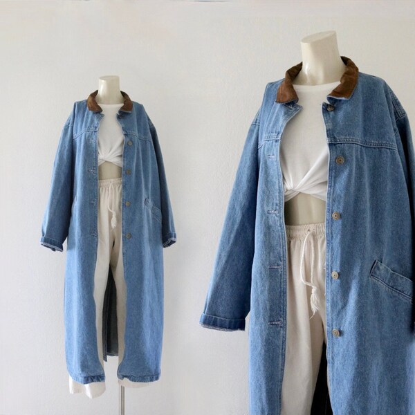 Denim Duster - Etsy