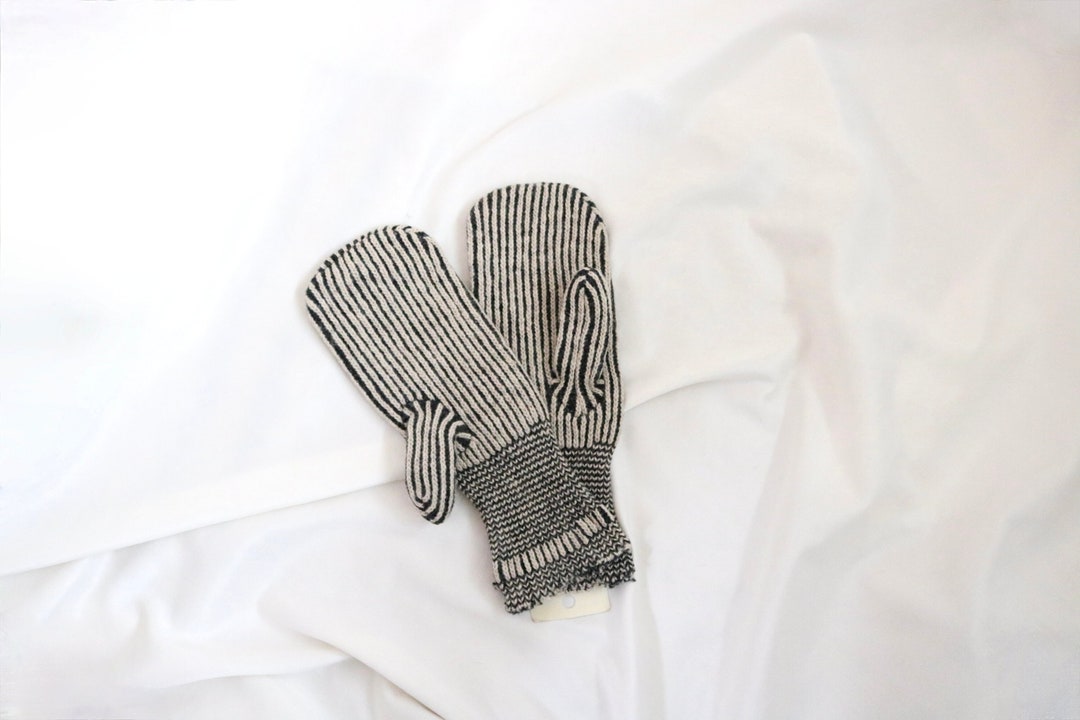 Deadstock Wool Mittens - Vintage Unisex Mens Womens Utility Winter ...