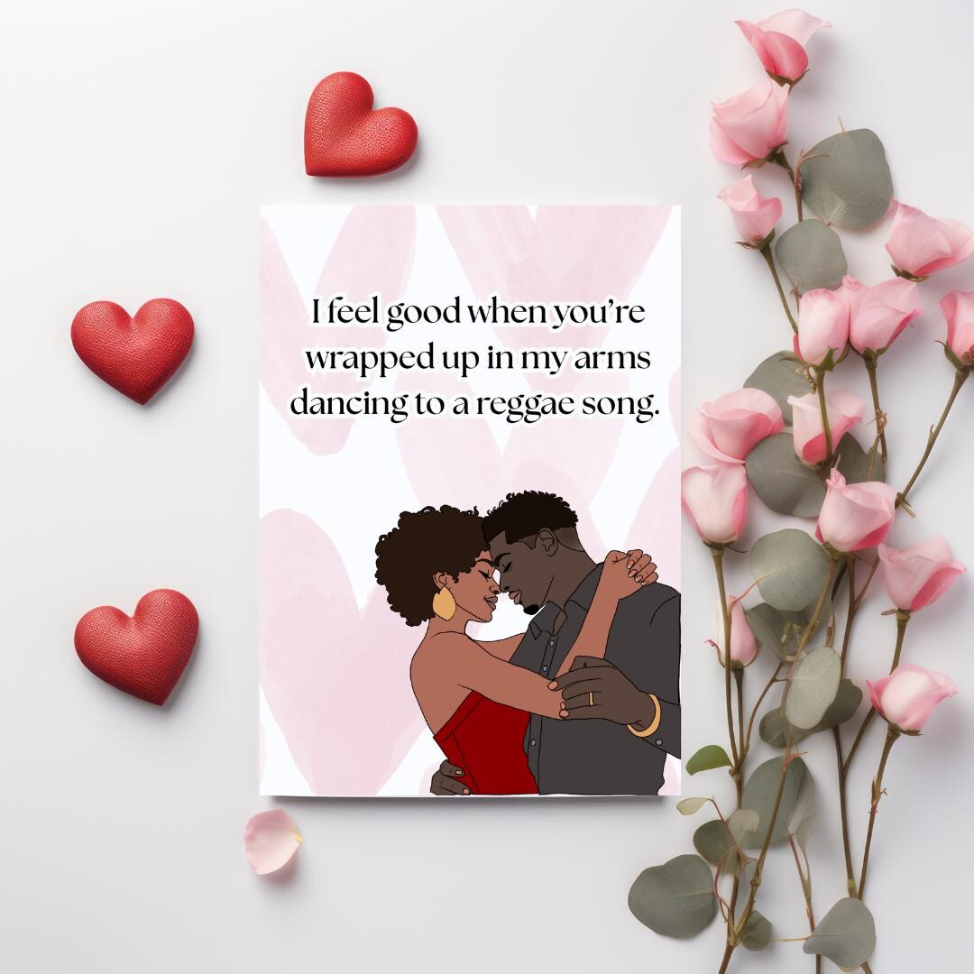 Reggae Love Song Valentine's Day Card, Anniversary Gift - Etsy