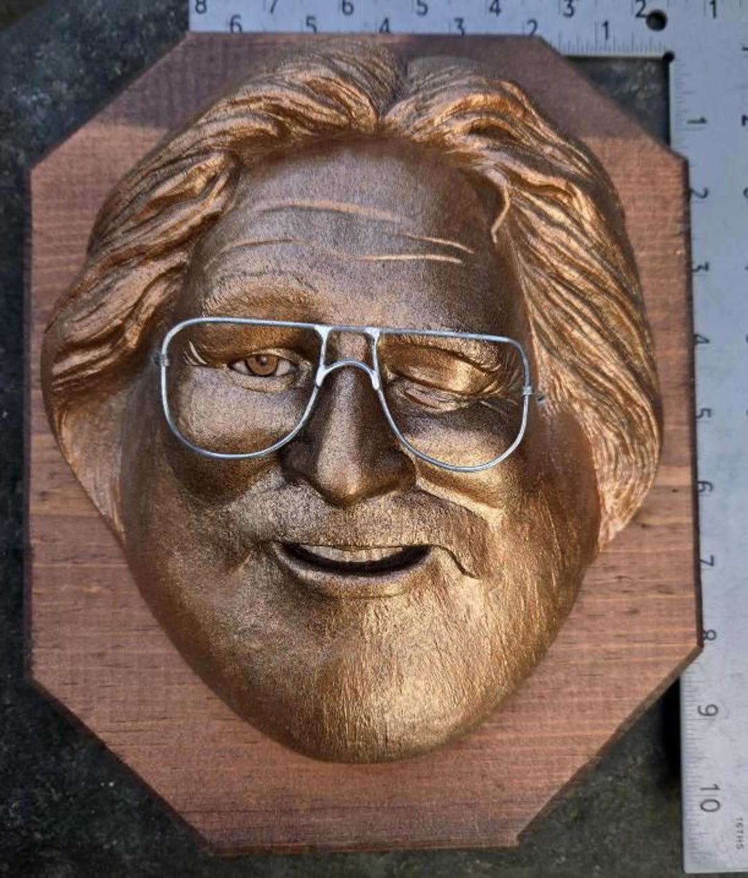 Winking Jerry, Jerry Garcia, Grateful Dead, Portrait of Garcia, Rock ...