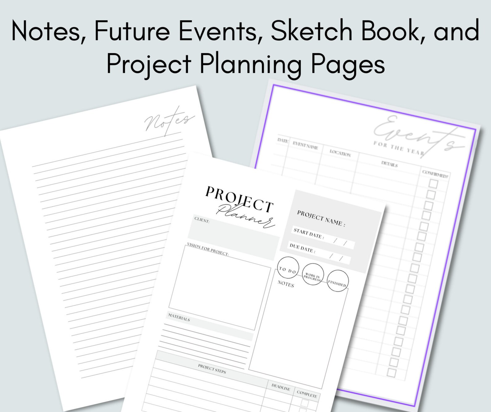 The Creative's Planner, Printable Planner, Artist Planner, 2024 Digital ...