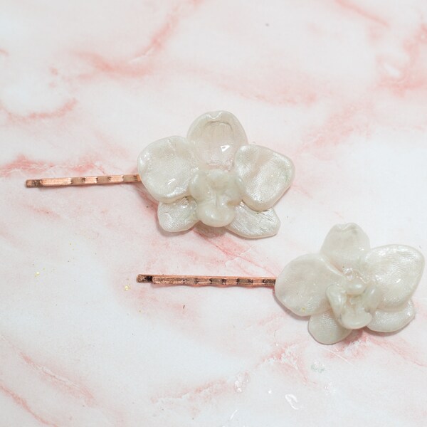 Orchid Hair Comb - Etsy