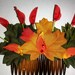Fall Fashion..autumn Hair Comb..gifts for Her..fall Wedding..flowered ...