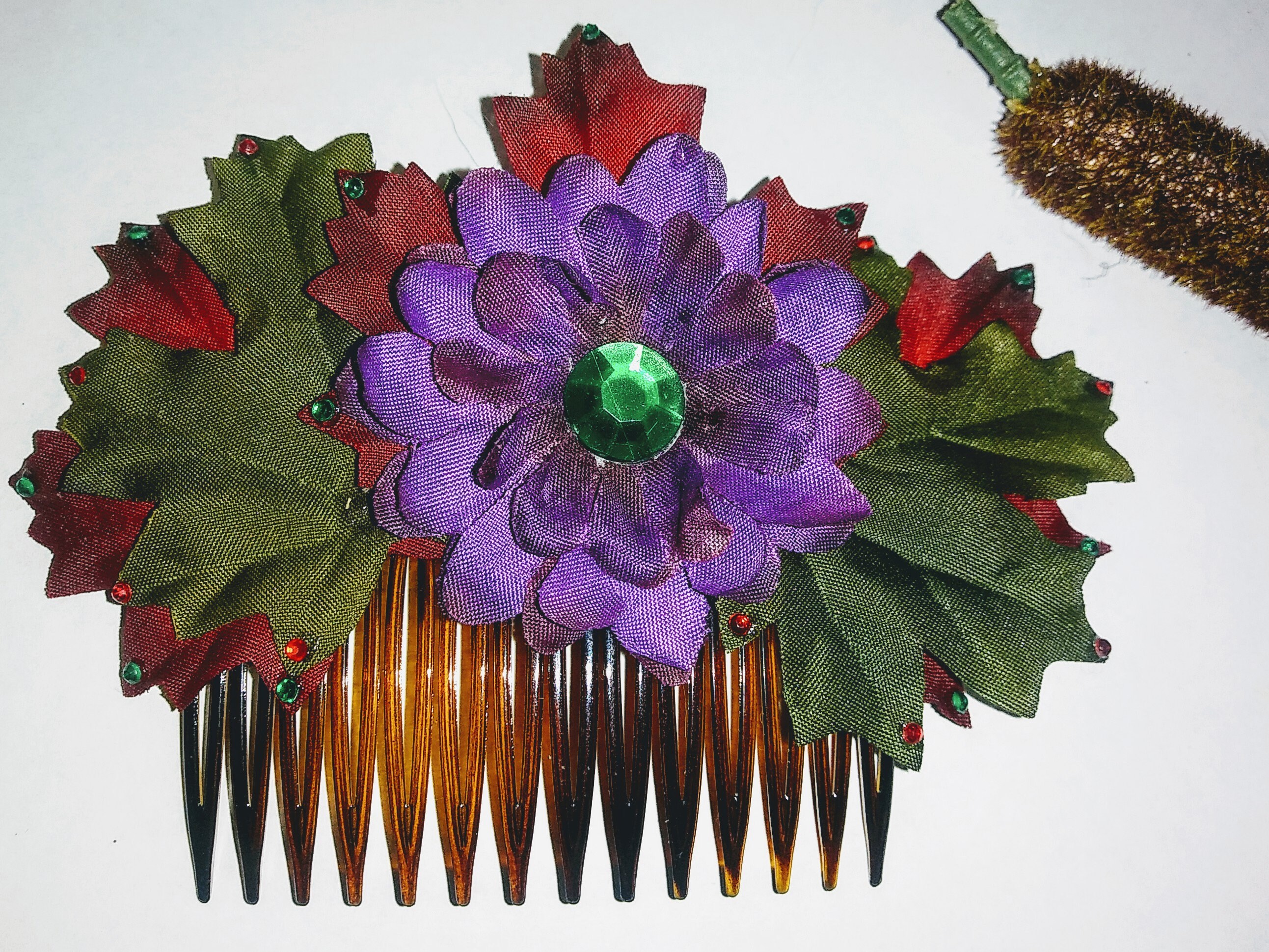 Fall Wedding Hair Comb..autumn Hair Accessory..foliage Hair Comb. Gift ...