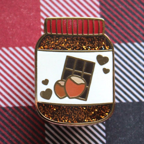 Honey Glittery Jam Jelly Jar Hard Enamel Pin | Etsy