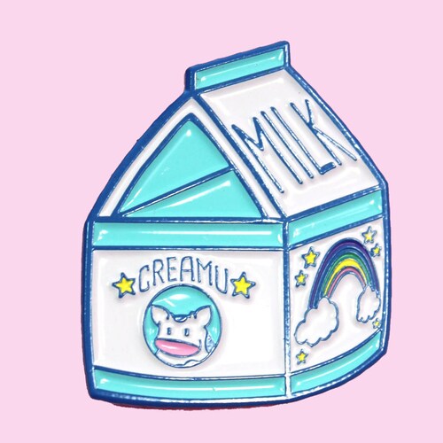 Creamu the Cow Brand Milk Original Flavor Soft Enamel Pin - Etsy