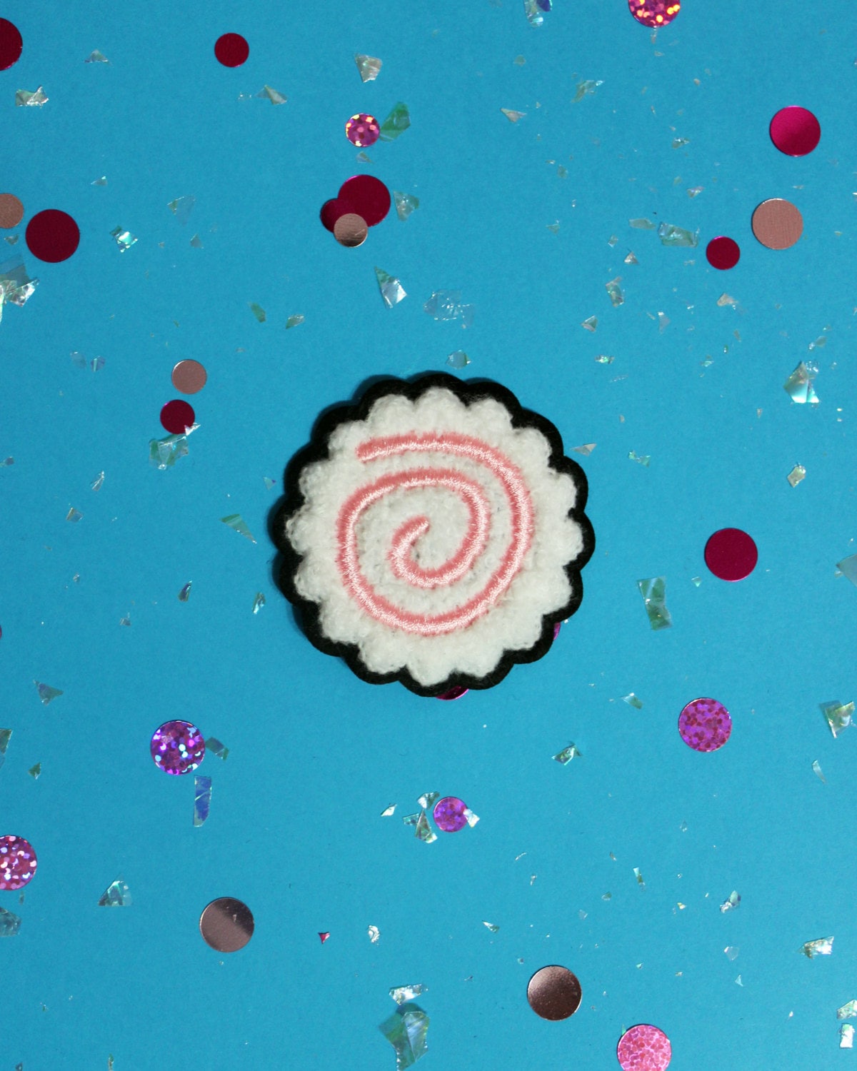 Kawaii Naruto Fish Cake Sew-on Chenille Patch 2 Colors Black - Etsy