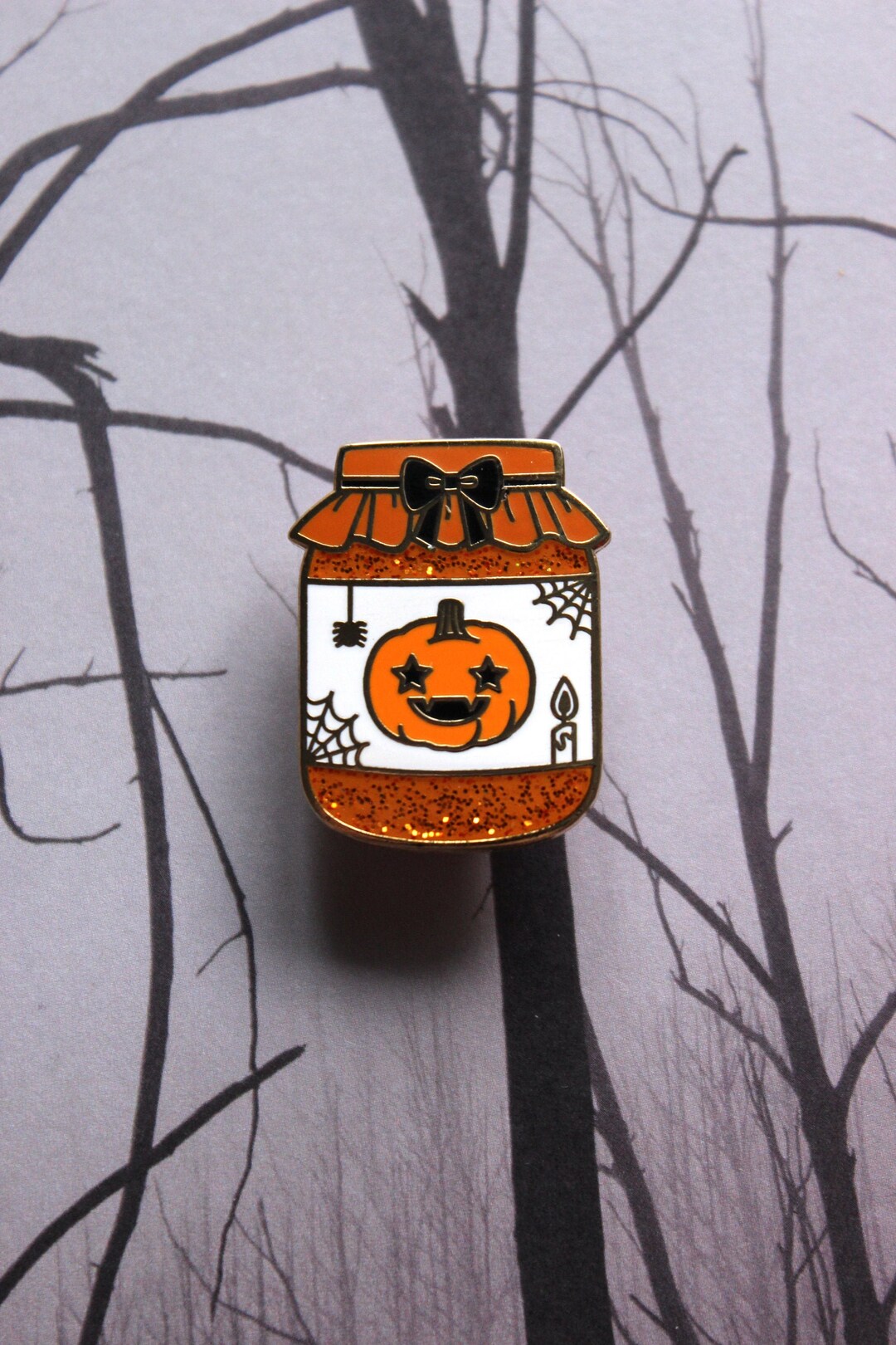 Jack O' Jam Glitter Pumpkin Halloween Jam Jelly Jar - Etsy