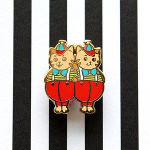 Tweedle Dinguses Kitties in Wonderland Series Hard Enamel - Etsy