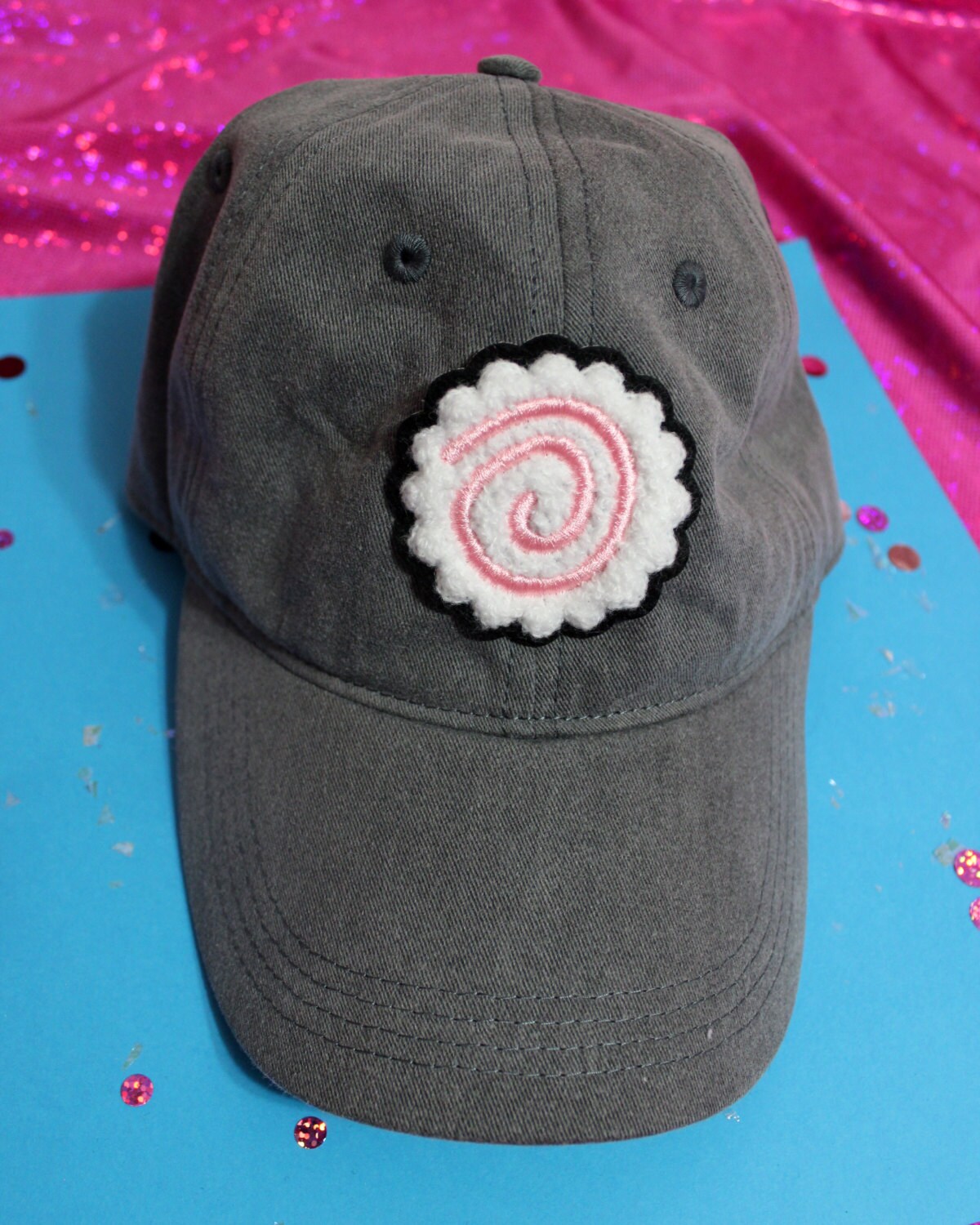 Kawaii Naruto Fish Cake Sew-on Chenille Patch 2 Colors Black | Etsy