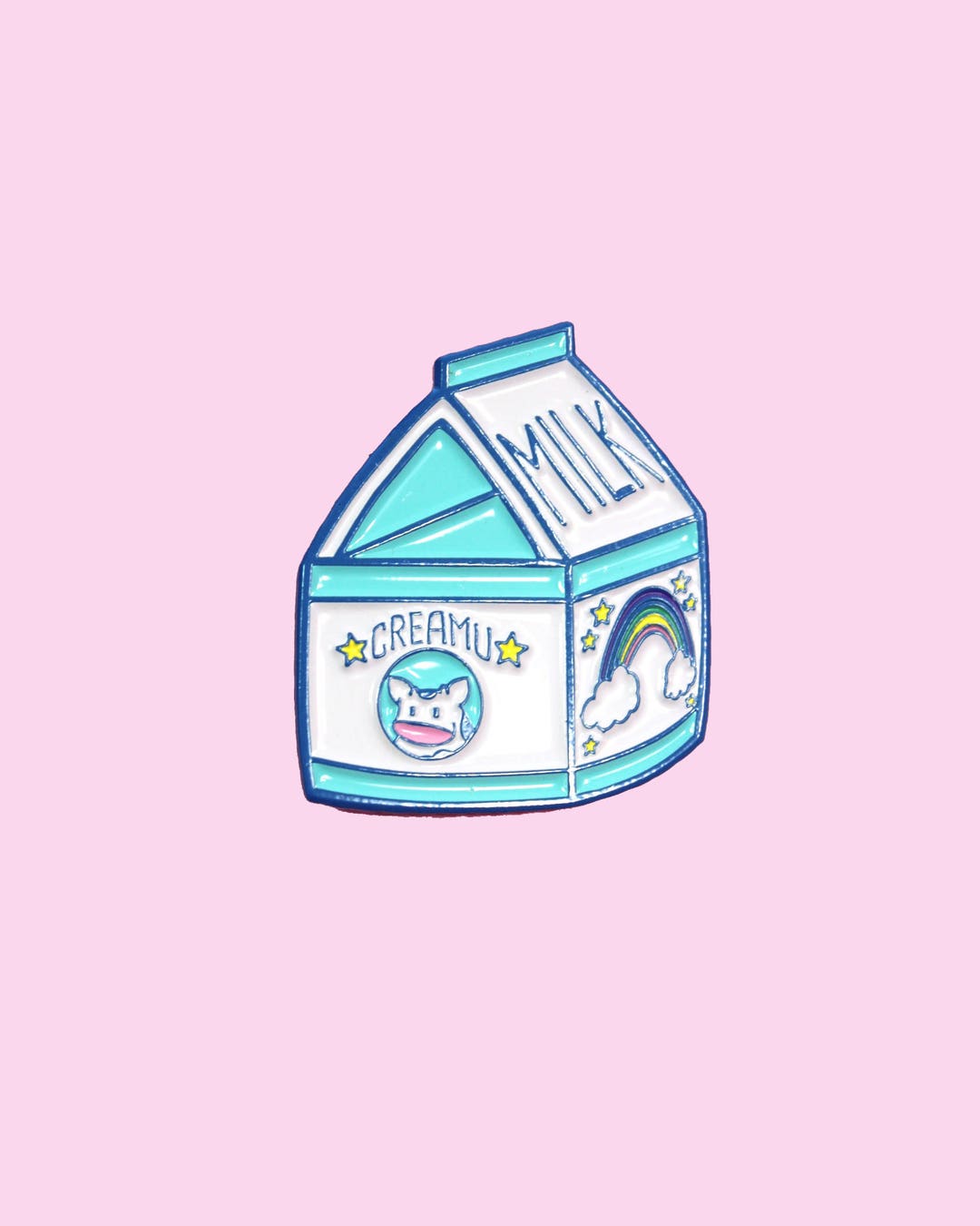 Creamu the Cow Brand Milk Original Flavor Soft Enamel Pin - Etsy