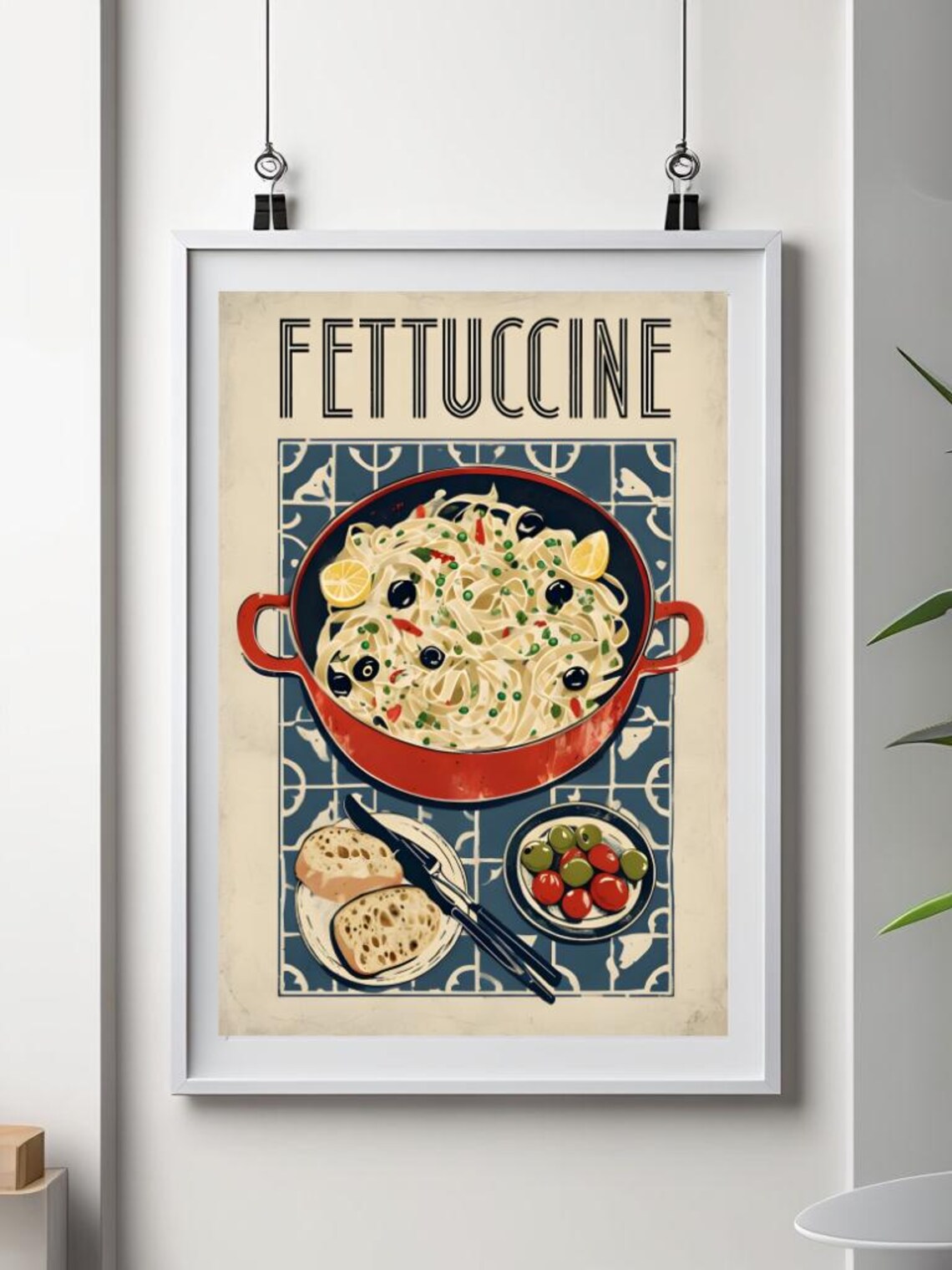 Pasta Print, Italian Food Poster, Food Art Print, Kitchen Art Print ...
