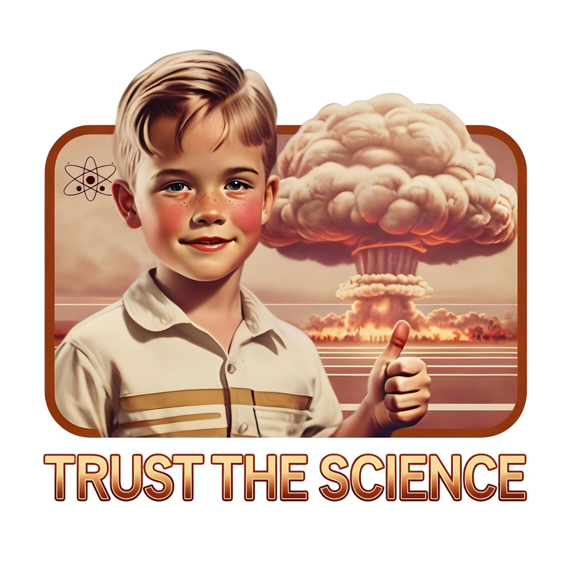 Vintage Atomic Age T-shirt Design: Retro Science Meme (PNG Download) - Etsy