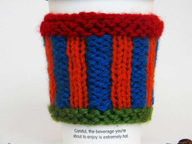 Mug Warmer Knitting Pattern - Knitted Coffee Sleeve Pattern - Easy Mug ...
