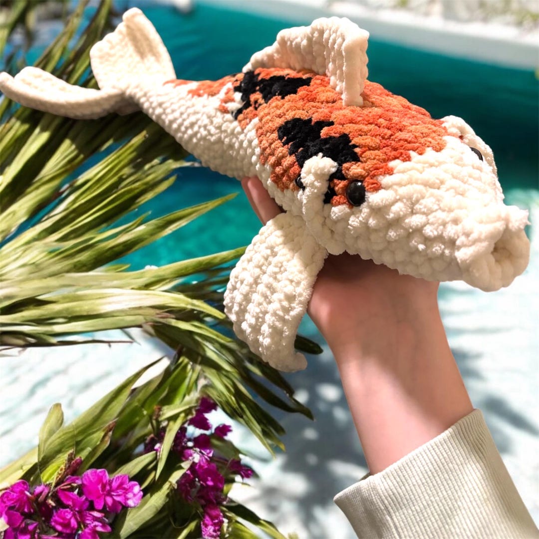 Crochet Koi Fish Plushie - Etsy