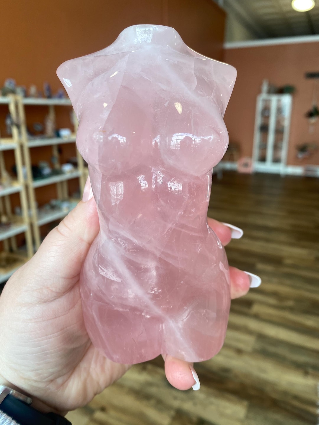 Rose Quartz Goddess, Female Form, Goddess Body, Female Body, - Etsy