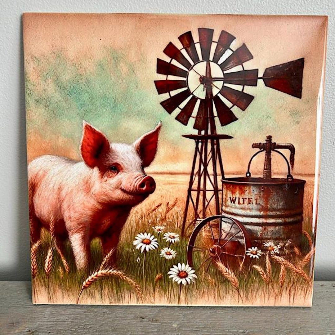 Pig Wall Tile, Kitchen Tile, Bathroom Tile, Wall Tile, Fireplace ...