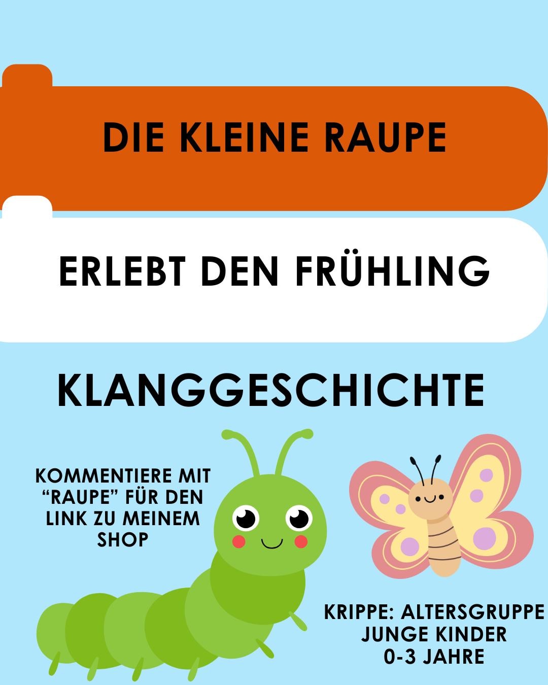 The Little Green Caterpillar SOUND STORY for Children Under 3 - Etsy UK