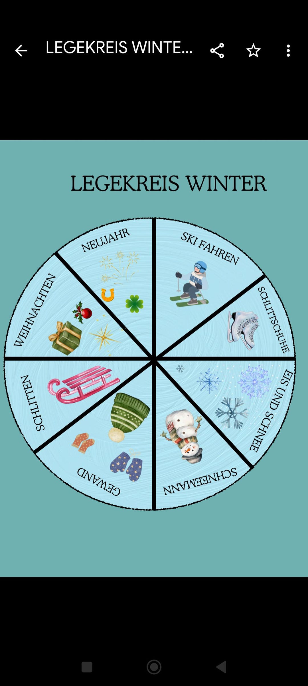 Winter Circle Time – Educational Learning Material | Winter Seasons ...