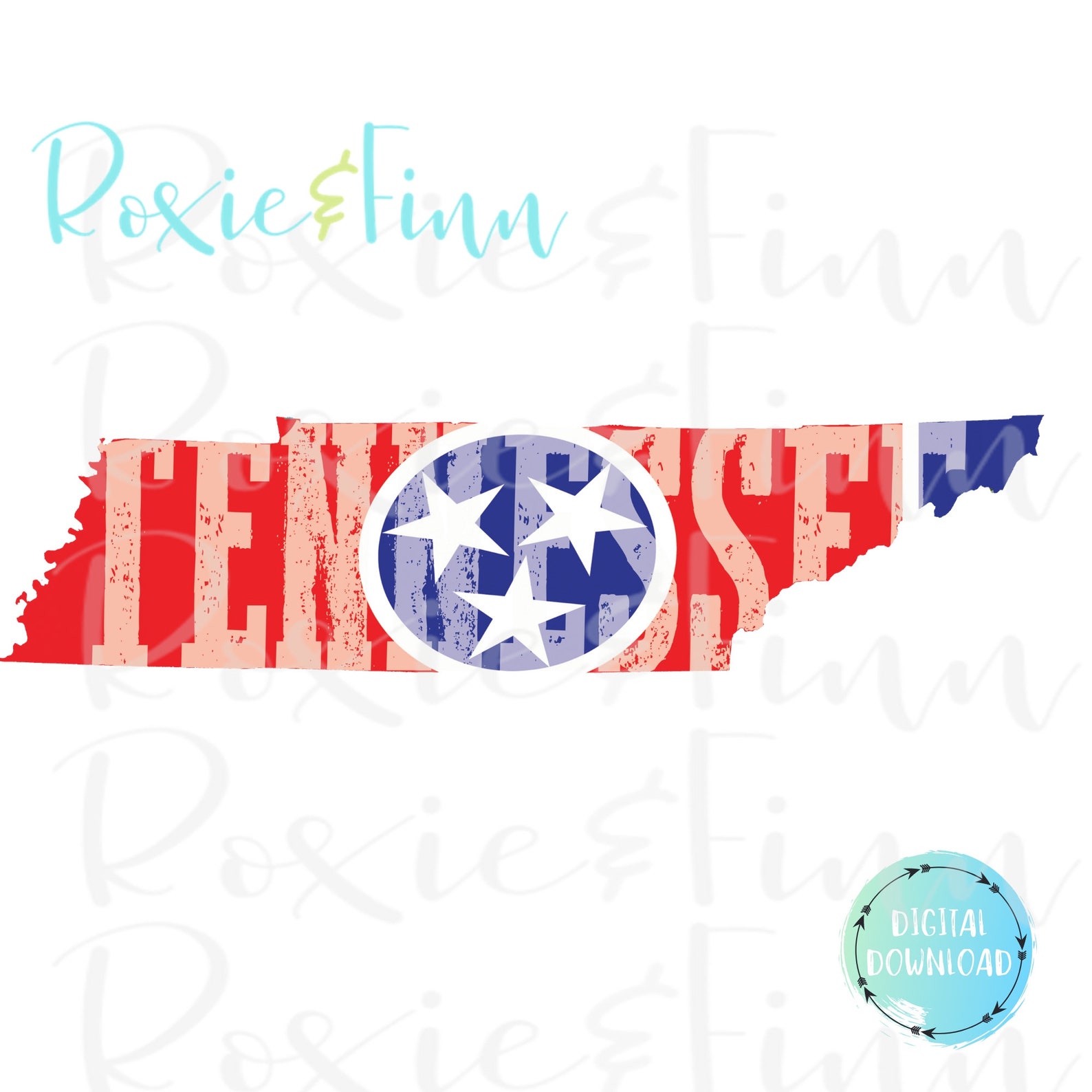 Tennessee State Flag Map PNG Download, Grunge, Sublimation Designs ...