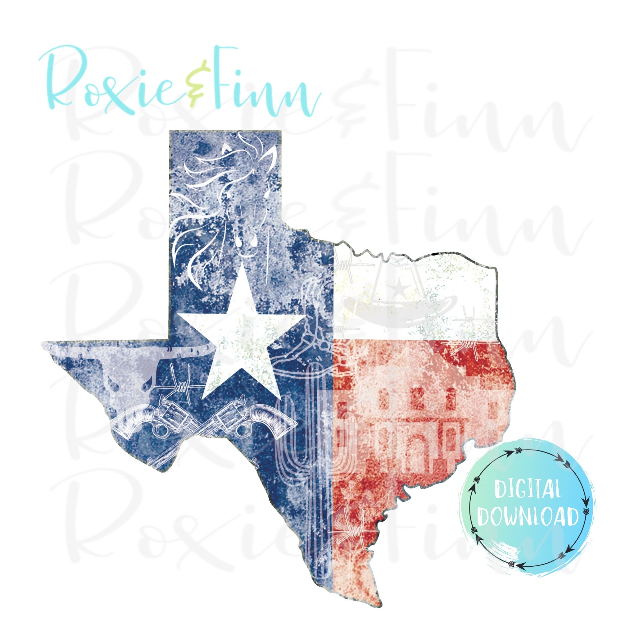 Five Texas PNG Download, Texas State Map, Flag, Sublimation Designs ...