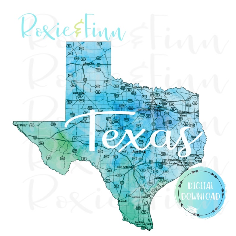 Five Texas PNG Download, Texas State Map, Flag, Sublimation Designs ...