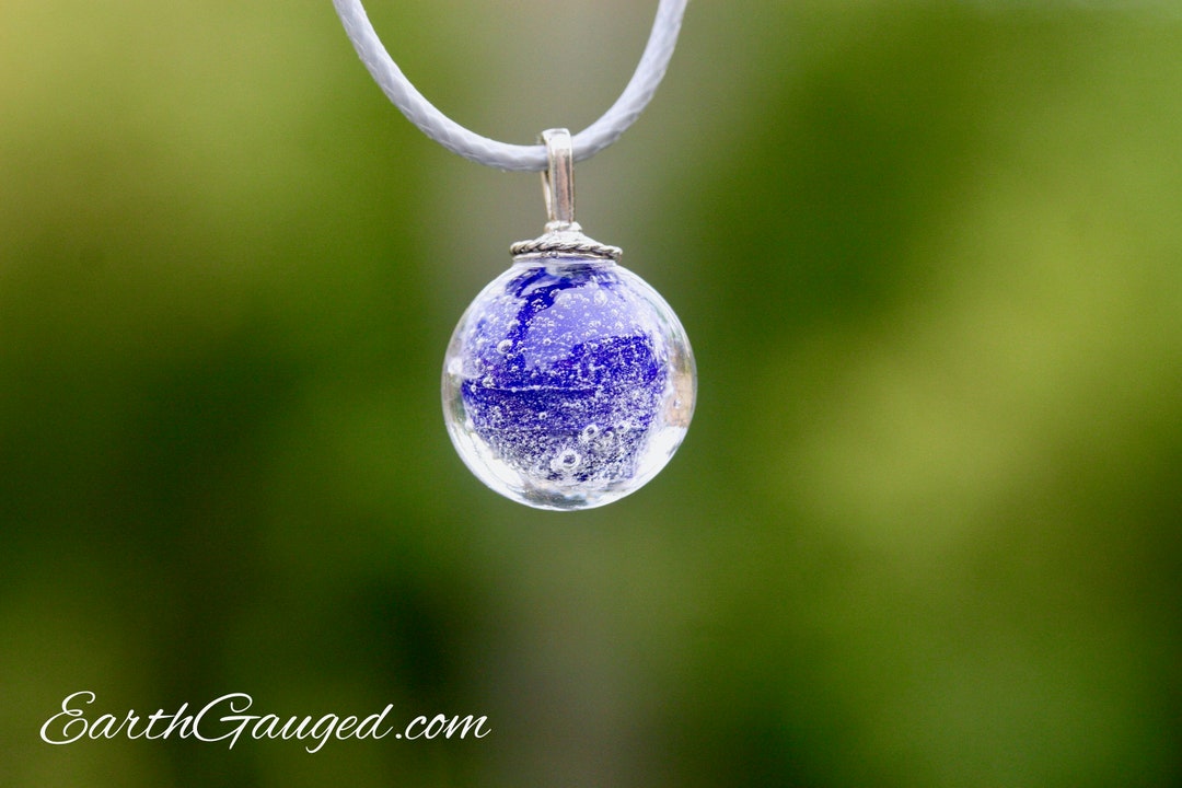 Night Sky W/ Thick Bail: Best for Ashes or Sand. Cremation Jewelry, Add ...