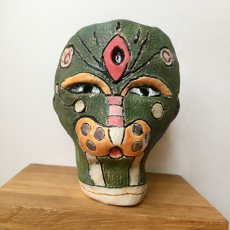 Ceramic Creature Heads - Etsy