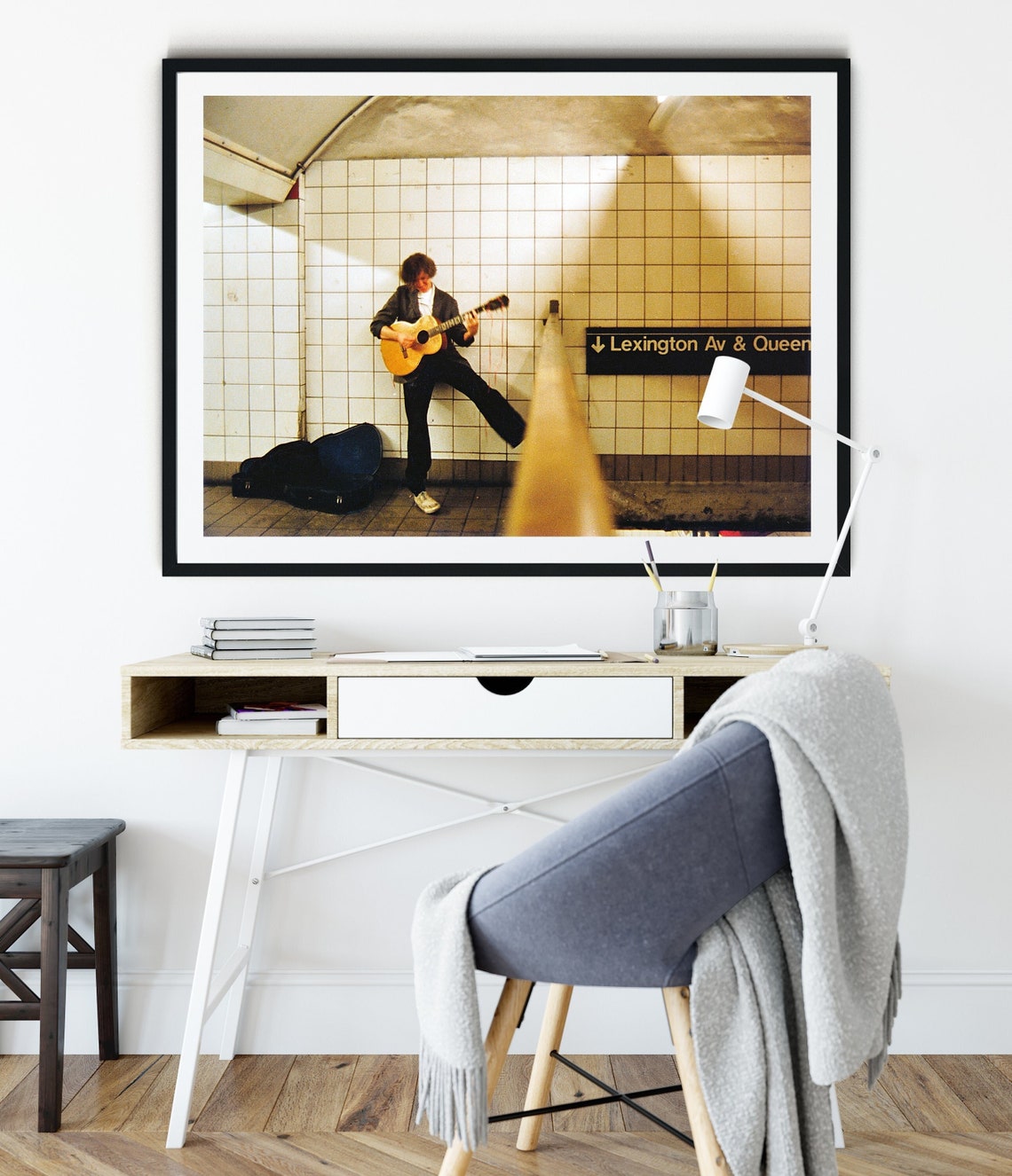 Art Photo Subway Busker New York City Photograph Vintage Style 80s Print Urban Wall Art - Etsy