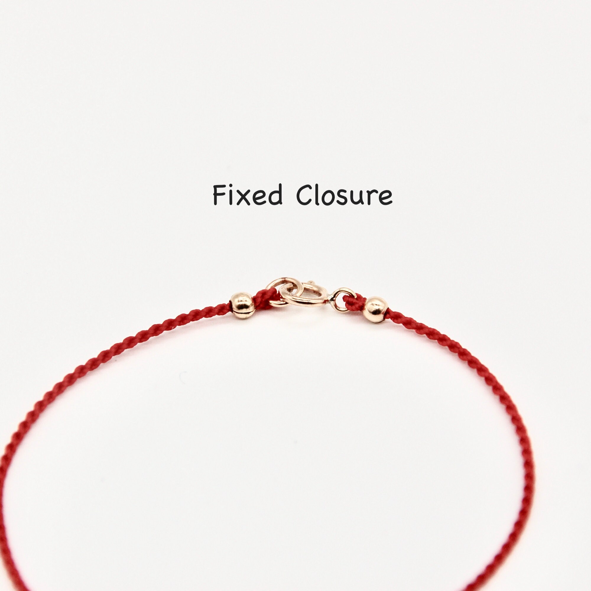 Thin String Bracelet Minimalist Gold Filled Beads Thread Good - Etsy Canada