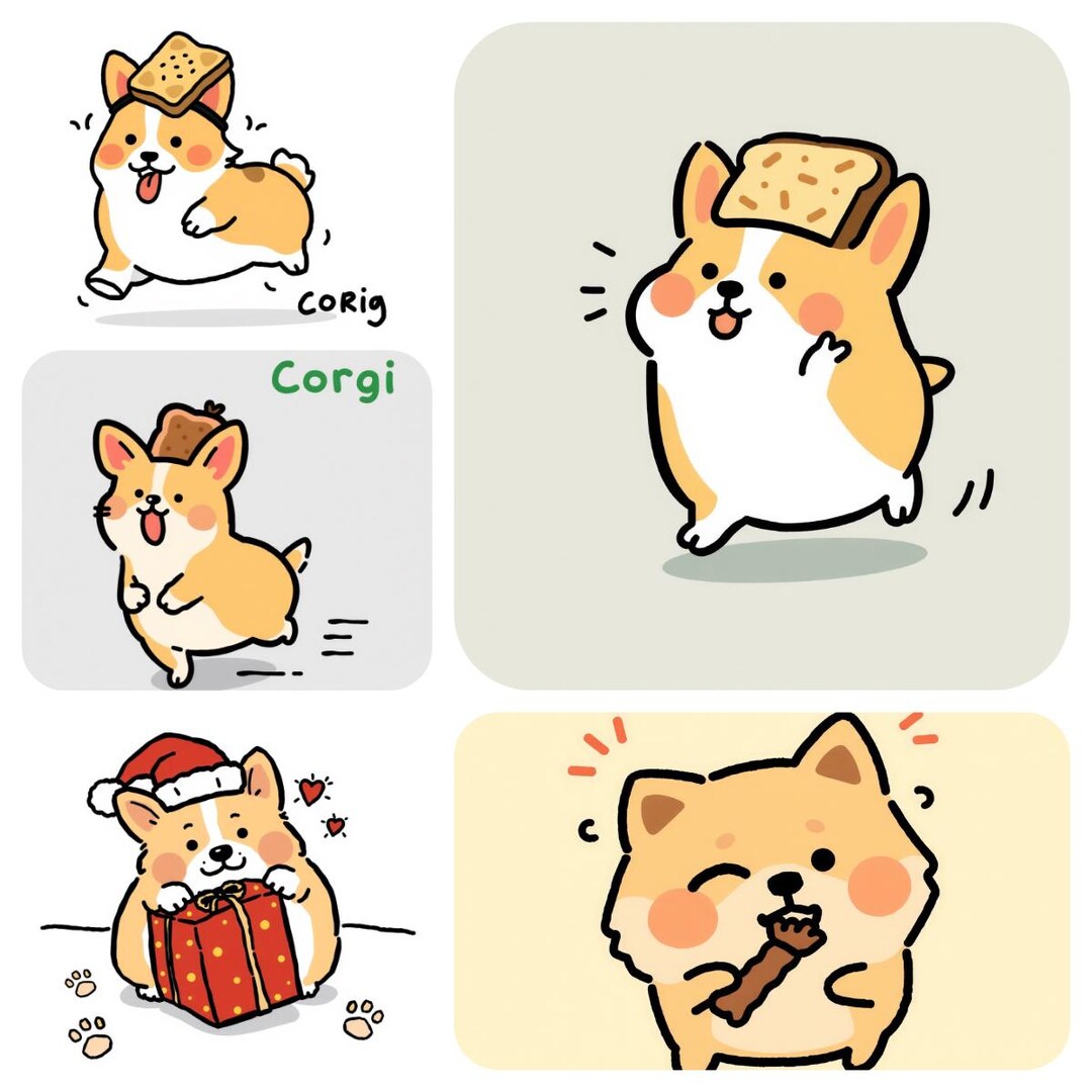 Adorable Pet Emotes for Streamers Kawaii Animal Emoji Pack for Twitch ...